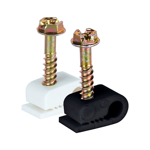 Vericom Single 0.117" - 0.145" OD Self-Tapping Screw Clip, 5/8” Depth