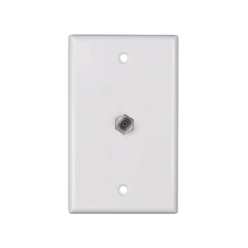 2-Port Keystone Single Gang Faceplate